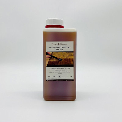 Priory Polishes Transparent Shellac Polish 1 Litre