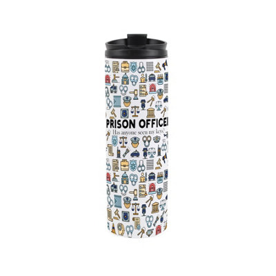 Prison Officer Travel Mug - Novelty Jail & Inmate Security Gift ...