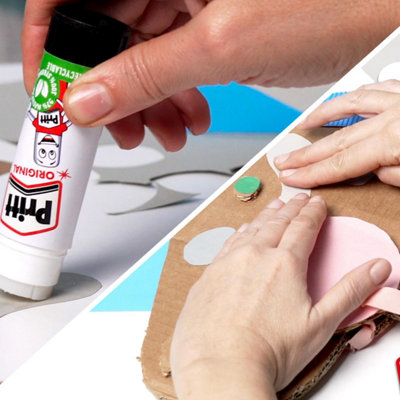 Pritt Child-Friendly Glue Sticks for Arts & Crafts Activities 43g, 16 ...