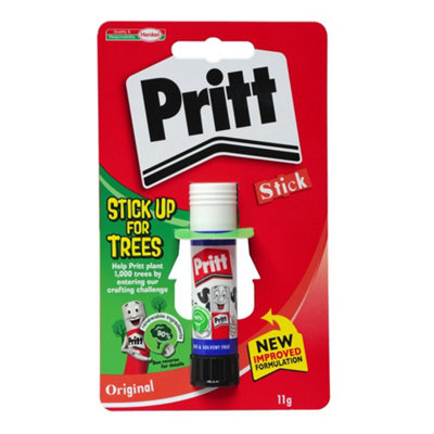 Pritt Glue Stick, 11 g - White, Pack of 12