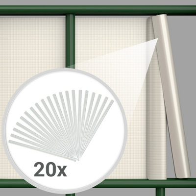 Privacy Film - double-sided print, opaque and tear-resistant, fastening ...