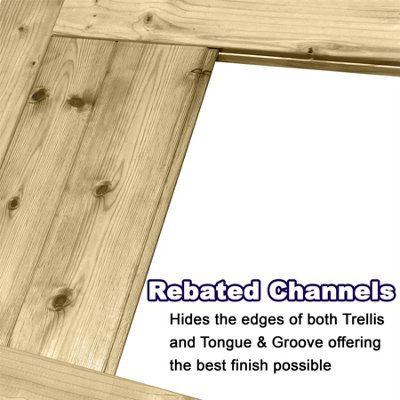 Prmier URBAN Tongue & Groove Garden Gate Pedestrian Pathway Height: 5ft ...