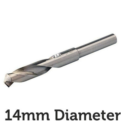 PRO 14mm Blacksmiths Drill Bit 12.5mm Shank Metal Milling Sheet Steel ...