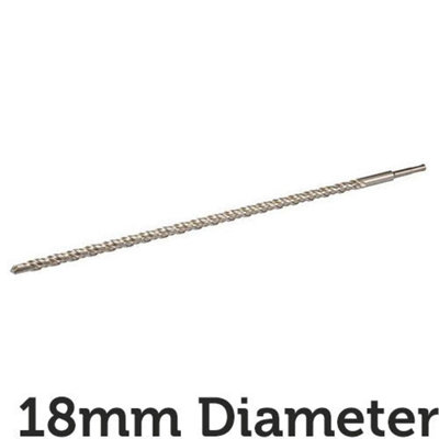 PRO 18mm x 600mm SDS Plus Masonry Drill Bit Tungsten Carbide Cutting ...