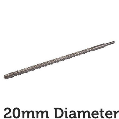 PRO 20mm x 460mm SDS Plus Masonry Drill Bit Tungsten Carbide Cutting ...