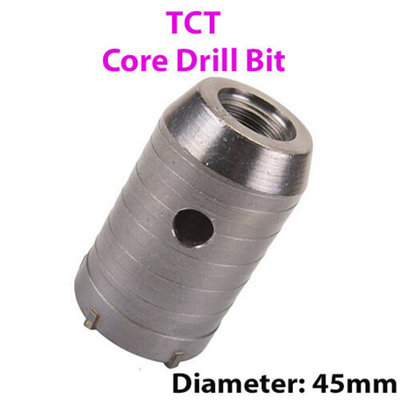 PRO 45mm (1.77") TCT Core Drill Bit Tile Marble Glass Brick Hole Saw ...
