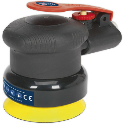PRO 75mm AIR Palm Sander 5mm Orbital - 1/4" BSP - Variable Speed Hook ...