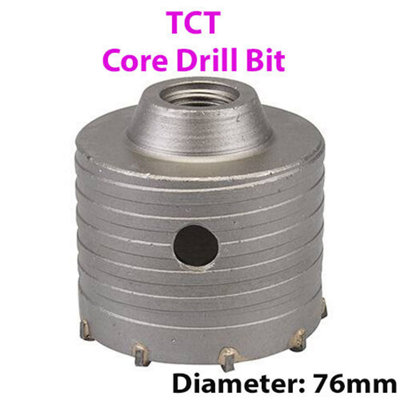 PRO 76mm (2.99") TCT Core Drill Bit Tile Marble Glass Brick Hole Saw ...