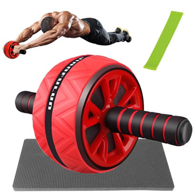 Pro Abs Roller Exercise Wheel Abdominal Core Strength Workout Muscle ...