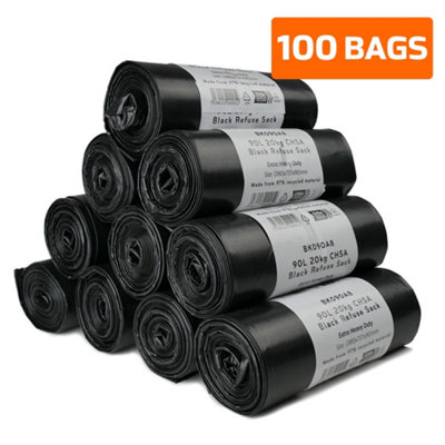 PRO Bag Garden Sack - PREMIUM GRADE - Extra Strong Black Garden Sack ...