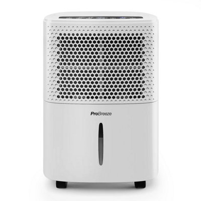 PRO BREEZE 12L LOW ENERGY DEHUMIDIFIER WITH CONTINUOUS DRAINAGE HOSE
