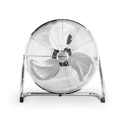 Pro Breeze 20" Chrome Gym Floor Fan with Adjustable Fan Head | £89.99 ...