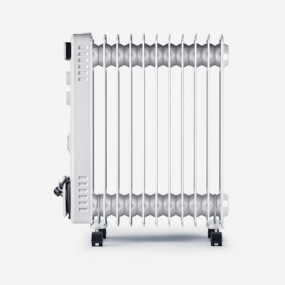 Pro Breeze 2500W Compact Oil Filled Radiator Heater with 11 Fins and ...