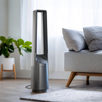 Pro Breeze 40" Bladeless Tower Fan - Powerful Airflow, 5 Operating Modes & 60 Degree Oscillation