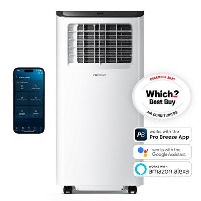 Pro Breeze 9000 BTU Portable Air Conditioner with Dehumidifying ...