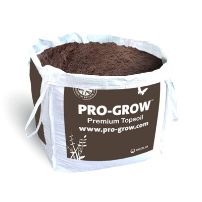 Pro-Grow 1000L Premium Topsoil Bulk Bag: Peat-free sandy loam topsoil ...