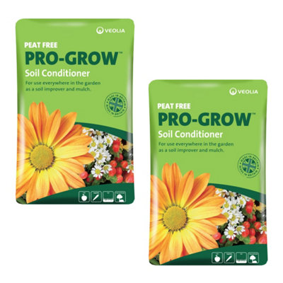 Pro-Grow 60L Soil Conditioner Compost: Peat-free soil improver / soil ...