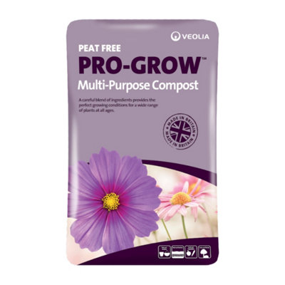 Pro-Grow Multi-Purpose Compost 50 x 50L Bags - 2500L: Peat-free soil ...