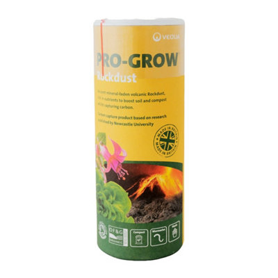 Pro-Grow Premium Rockdust 0-2mm 500g Shaker Tubes x 12: Rock dust soil ...