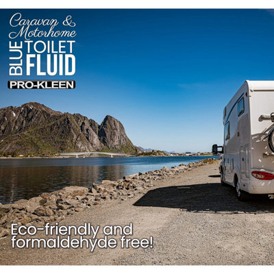 Pro-Kleen Blue Toilet Chemical Fluid Solution Cleaner 2L for Caravan ...