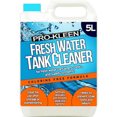 Pro-Kleen Fresh Water Tank Cleaner 5L - Sanitises, Descales, Removes ...