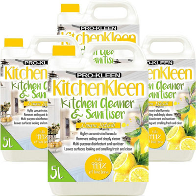 Pro-Kleen Kitchen Kleen - Cleans, Disinfectants & Sanitises - Lemon ...