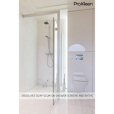 Pro-Kleen Limescale Remover Spray - Removes Stubborn Limescale, Dust ...