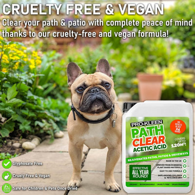 Pro-Kleen Path Cleaner Acetic Concentrated 30% - Glyphosate Free - See ...