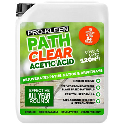 Pro-Kleen Path Cleaner Acetic Concentrated 30% - Glyphosate Free - See ...