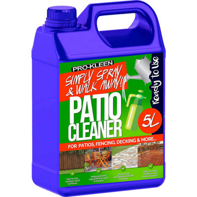 Pro-Kleen Patio Cleaner Ready to Use Simply Spray & Walk Away Green ...