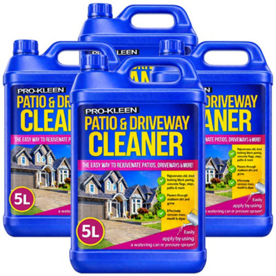 Pro-Kleen Patio & Driveway Cleaner (20L) - Removes Stains, Dirt and Grime