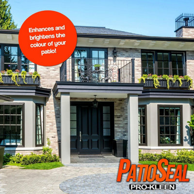 Pro-Kleen PatioSeal Matt Patio Sealant for Indian Sandstone, Concrete ...