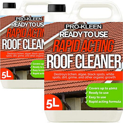 Pro-Kleen Rapid Acting Roof Cleaner - Removes Dirt, Grime, Lichen ...