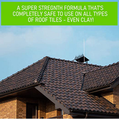 Pro-Kleen Rapid Acting Roof Cleaner - Removes Dirt, Grime, Lichen ...