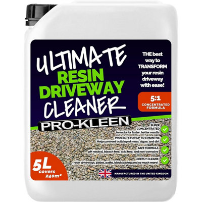 Pro-Kleen Resin Driveway Cleaner 5L Simply Spray and Walk Away Free ...