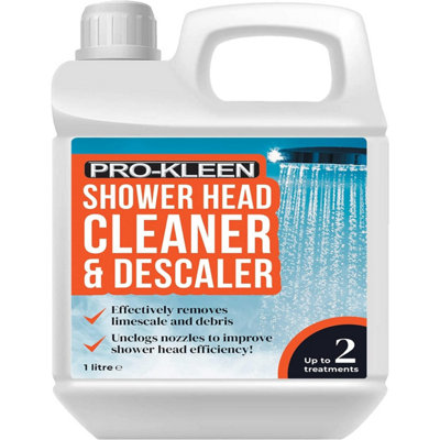 PRO-KLEEN SHOWER HEAD CLEANER & DESCALER - DEEPLY CLEANS TO REMOVE DIRT ...