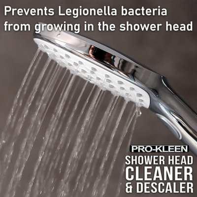 PRO-KLEEN SHOWER HEAD CLEANER & DESCALER - DEEPLY CLEANS TO REMOVE DIRT ...