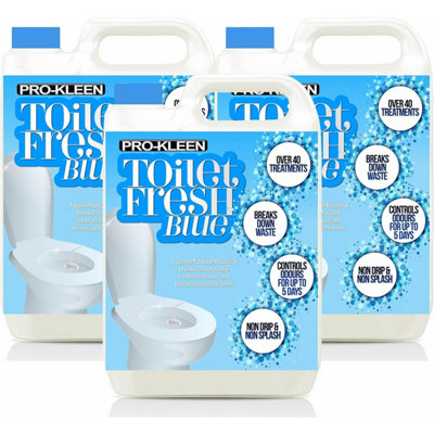 Pro-Kleen Toilet Fresh Flush Cleaning Liquid 15L - Concentrate, Easy to ...