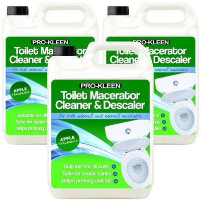 Pro-Kleen Toilet Macerator Toilet & Descaler Apple Highly Concentrated ...