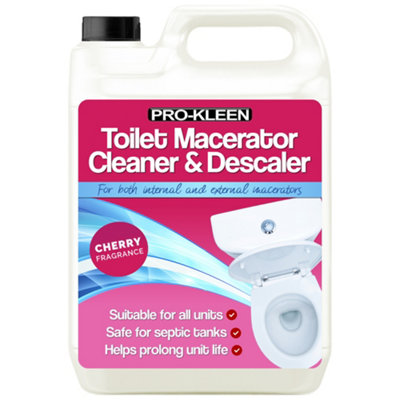 Pro-Kleen Toilet Macerator Toilet & Descaler Cherry Highly Concentrated ...
