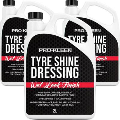Pro-Kleen Tyre Shine Dressing - Wet Look Non-Sling & Solvent Free ...