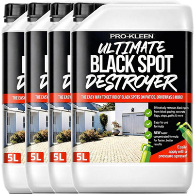 PRO-KLEEN ULTIMATE BLACK SPOT REMOVER RAPID ACTING PATIO DRIVEWAY BLOCK ...