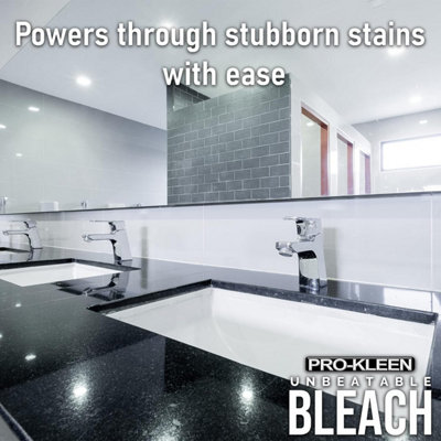 Pro-Kleen Unbeatable Bleach - Kills Germs and Bacteria - Removes Odours ...