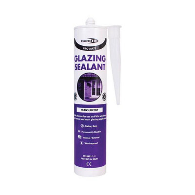 Pro-Mate Silicone Sealant LMA Low Modulus Acetoxy Glazing Sealing ...