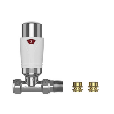 Pro Plus Straight Trv 8/10/15mm - White