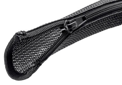 PRO POWER - Zipper Polyester Braided Wrap, Internal Dia. 30mm, Black ...