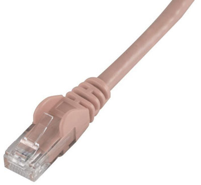 PRO SIGNAL - 1m Pink Cat6 Snagless UTP Ethernet Patch Lead