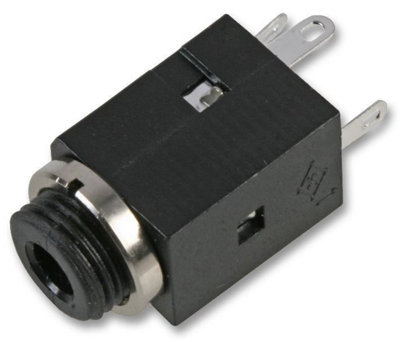 PRO SIGNAL - 3.5mm Jack Socket, 3 Pole, Solder Tags, 5 Pack