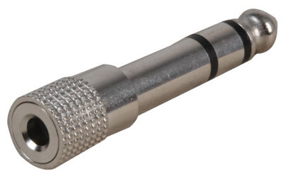 PRO SIGNAL - 3.5mm Stereo Jack Socket To 6.35mm Jack Plug Adaptor