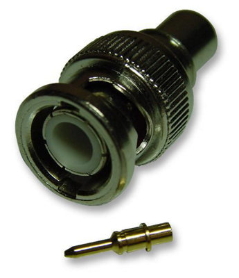PRO SIGNAL - 50 ohm BNC Crimp Plug - RG-59/U Cable - 5 Pack